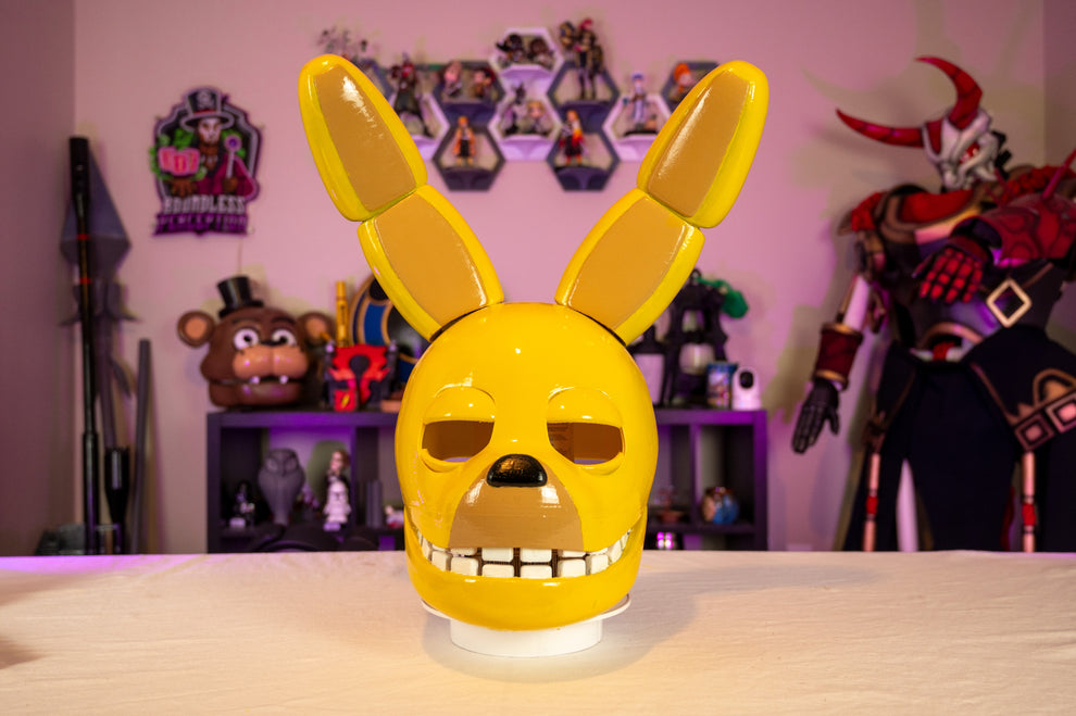 Spring Trap Bonnie 3D Printed Five Nights At Freddie's Helmet ...