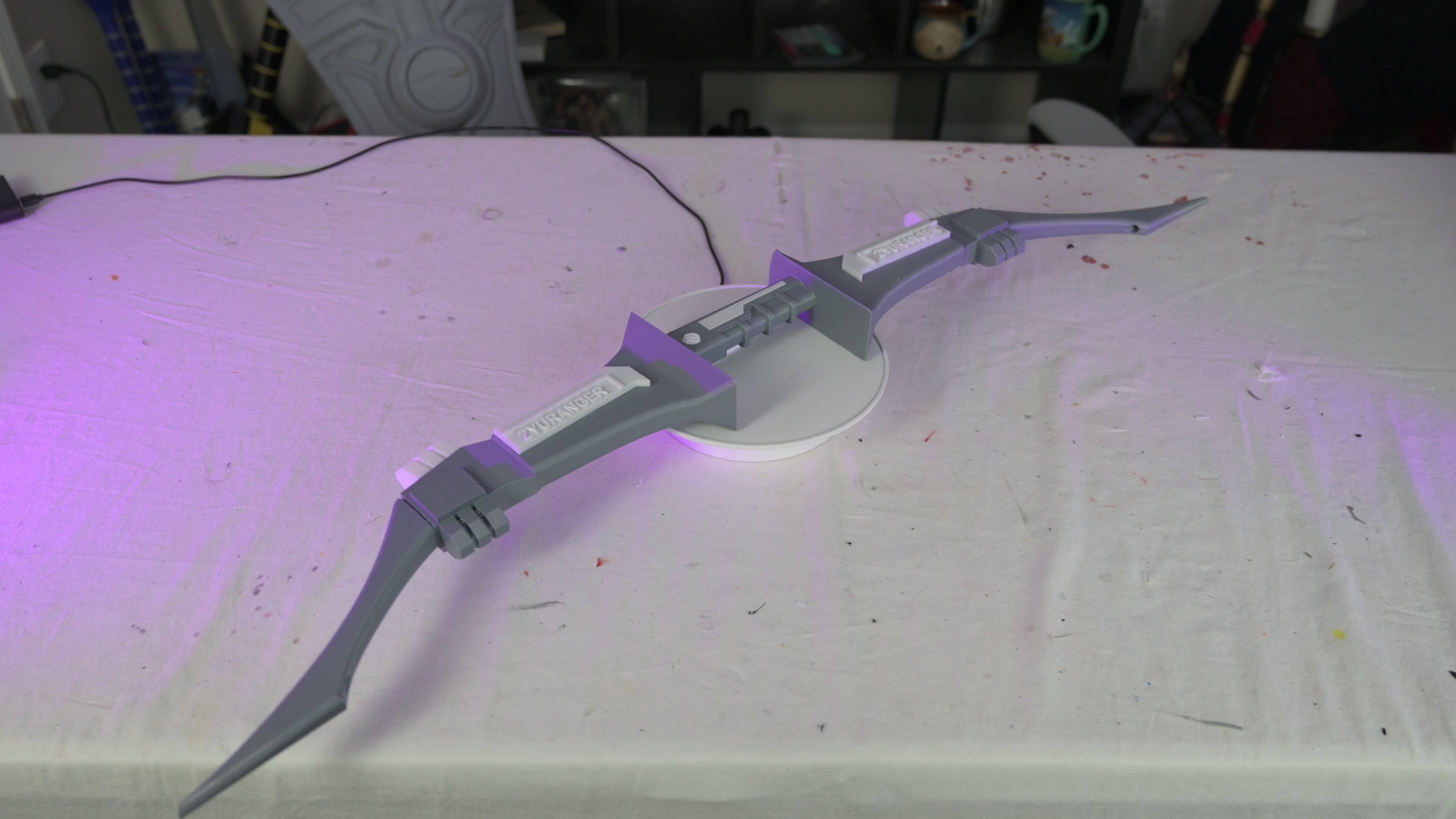 3D-Printed Pink Ranger Power Bow – Iconic Mighty Morphin Power Rangers ...